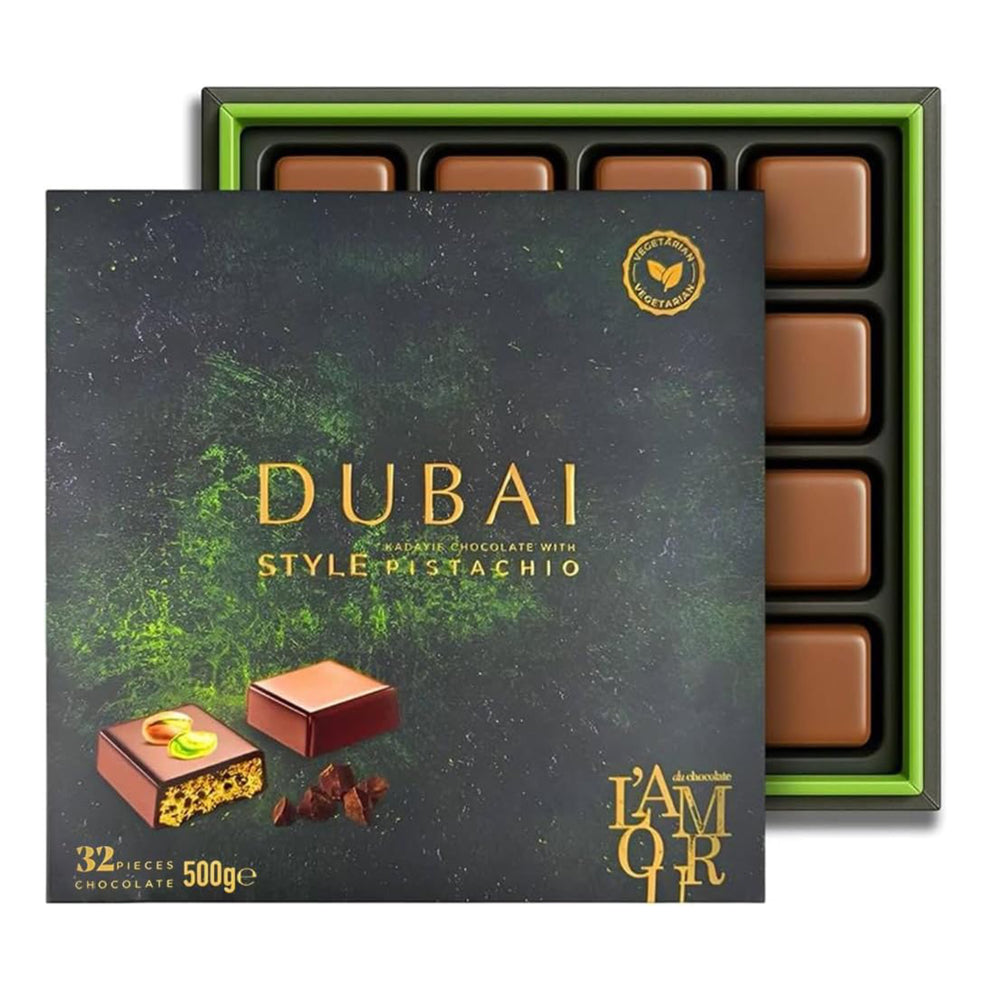 Dubai Style Kadayif Chocolate with Pistachio - 32 Pcs – My Store