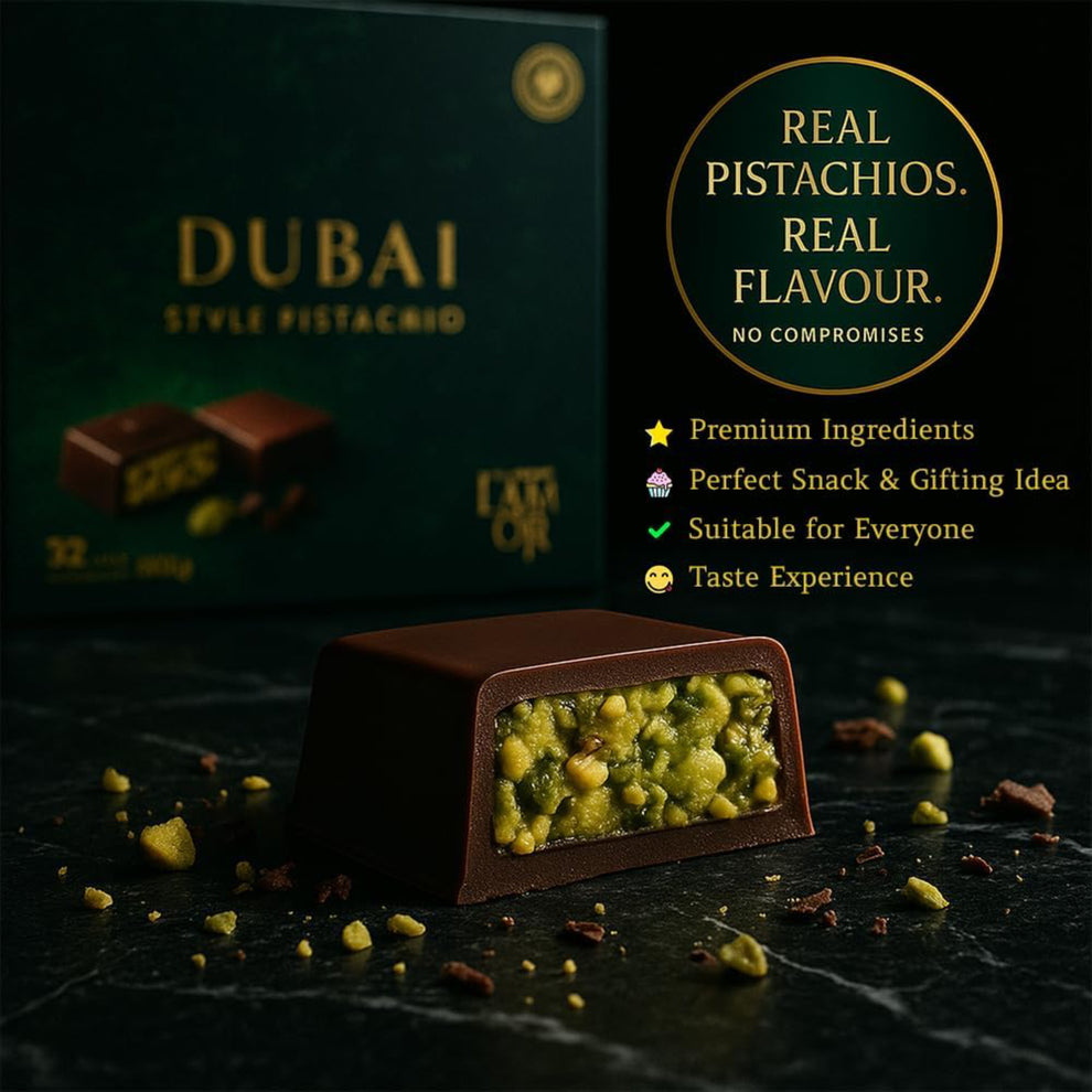 Dubai Style Kadayif Chocolate with Pistachio - 32 Pcs – My Store